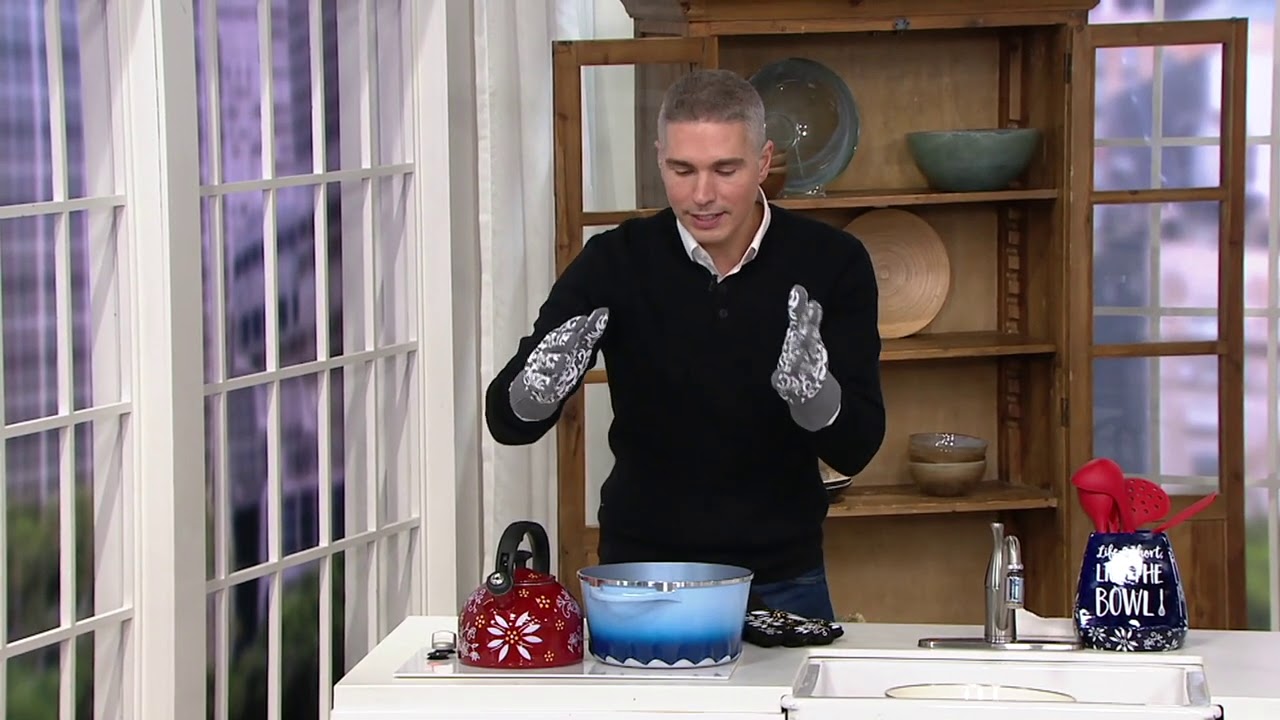 Temp-tations 2 Pairs of Oven Safe Gloves on QVC - YouTube