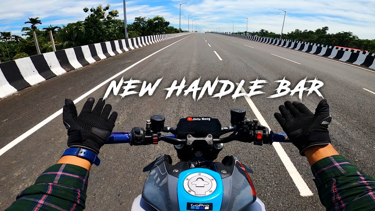 New Butterfly Handle Bar Installed On My Modified MT15 || Ride Review ...
