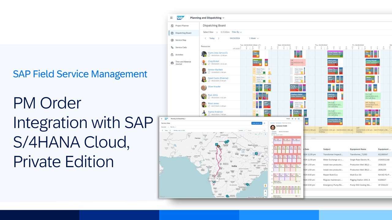 Standard Integration with PM Order in SAP Field Service Management 2502 ...