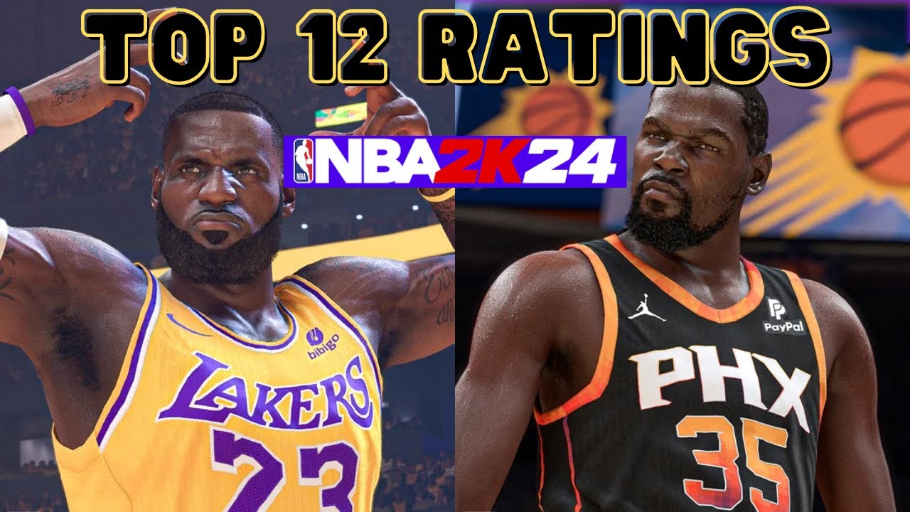 Top 12 NBA 2K24 Players with the Highest Ratings - YouTube