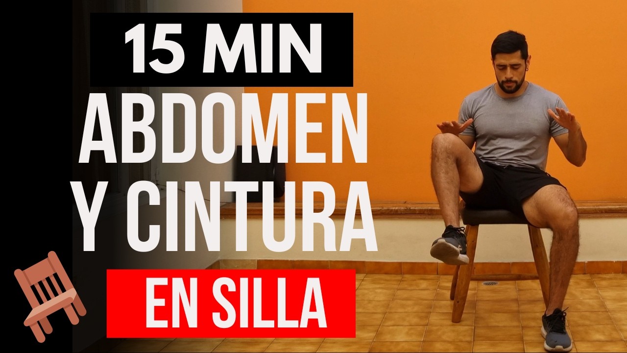 ejercicios en silla para reducir abdomen y cintura 🔥 abdominales ...