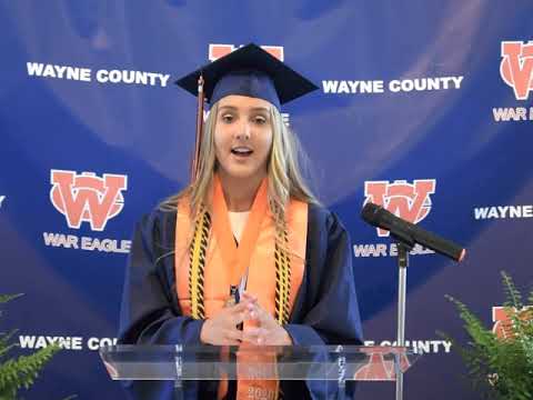 Wayne County High School Graduation Parade - YouTube
