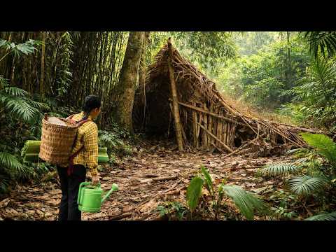 Videonun tamamı: Evsiz bekar bir anne, ormanda beklenmedik bir şekilde terk edilmiş bir ev keşfediyo