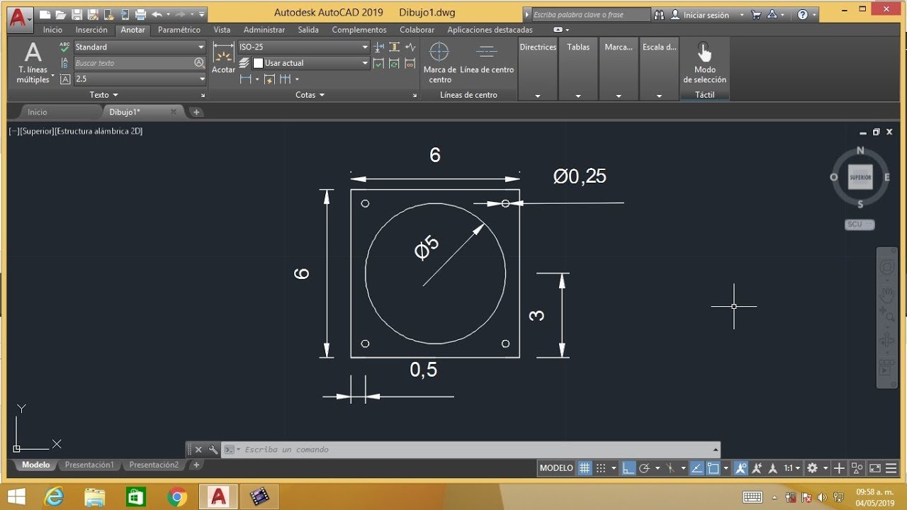 Configuración las unidades de medida y el comando COPIA. (Curso de ...