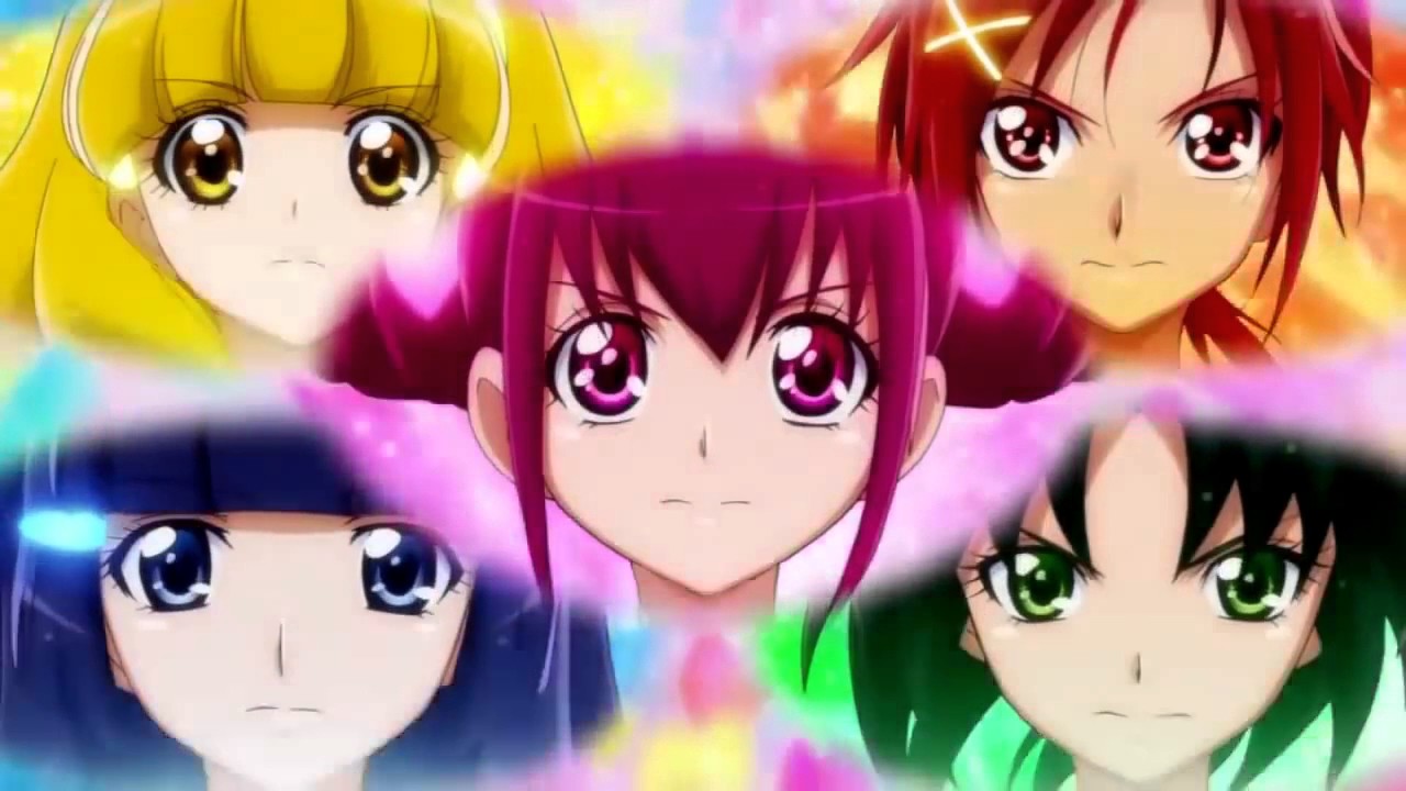 Smile precure group transformation - YouTube