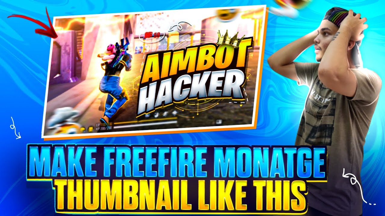 How To Make Trending Free Fire Montage Thumbnail like #zerox ff and # ...