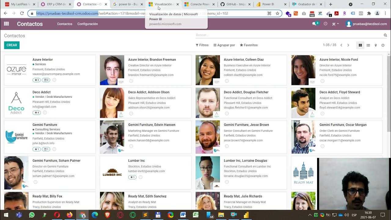 Conectar ODOO como (Origen de Datos) en (Microsoft Power BI) - YouTube