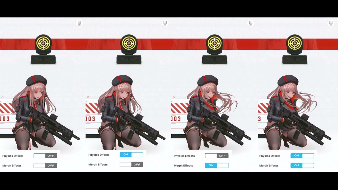 NIKKE Physics and Morph Effects Comparison - YouTube