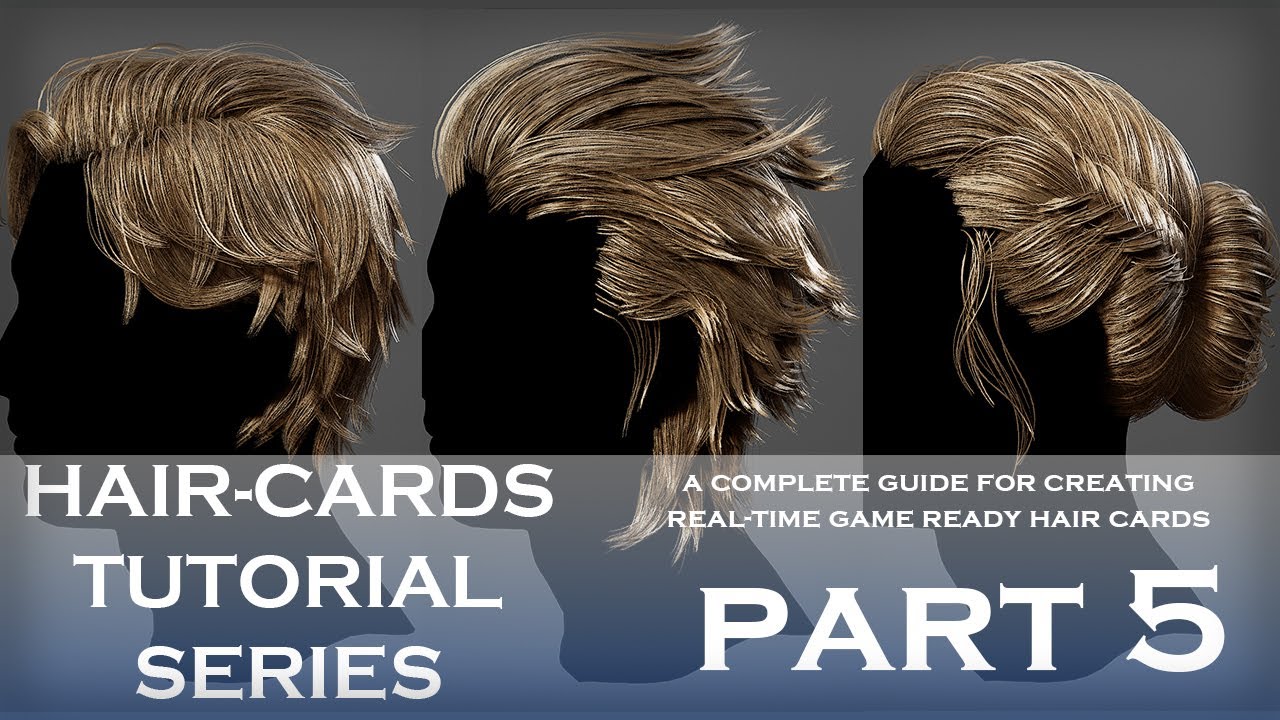 Realtime Hair Cards Tutorial : 05 HairStyle1 - YouTube