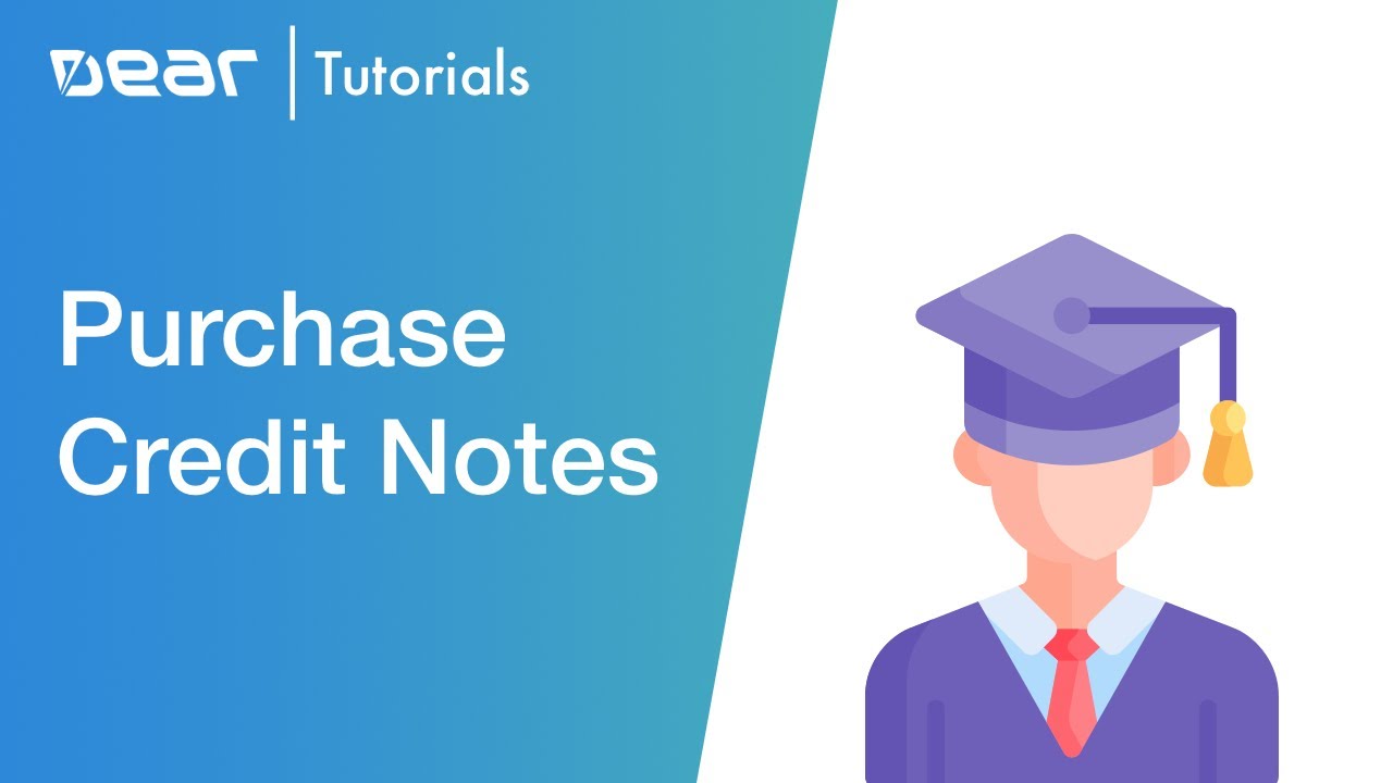 Purchase Credit Notes - YouTube