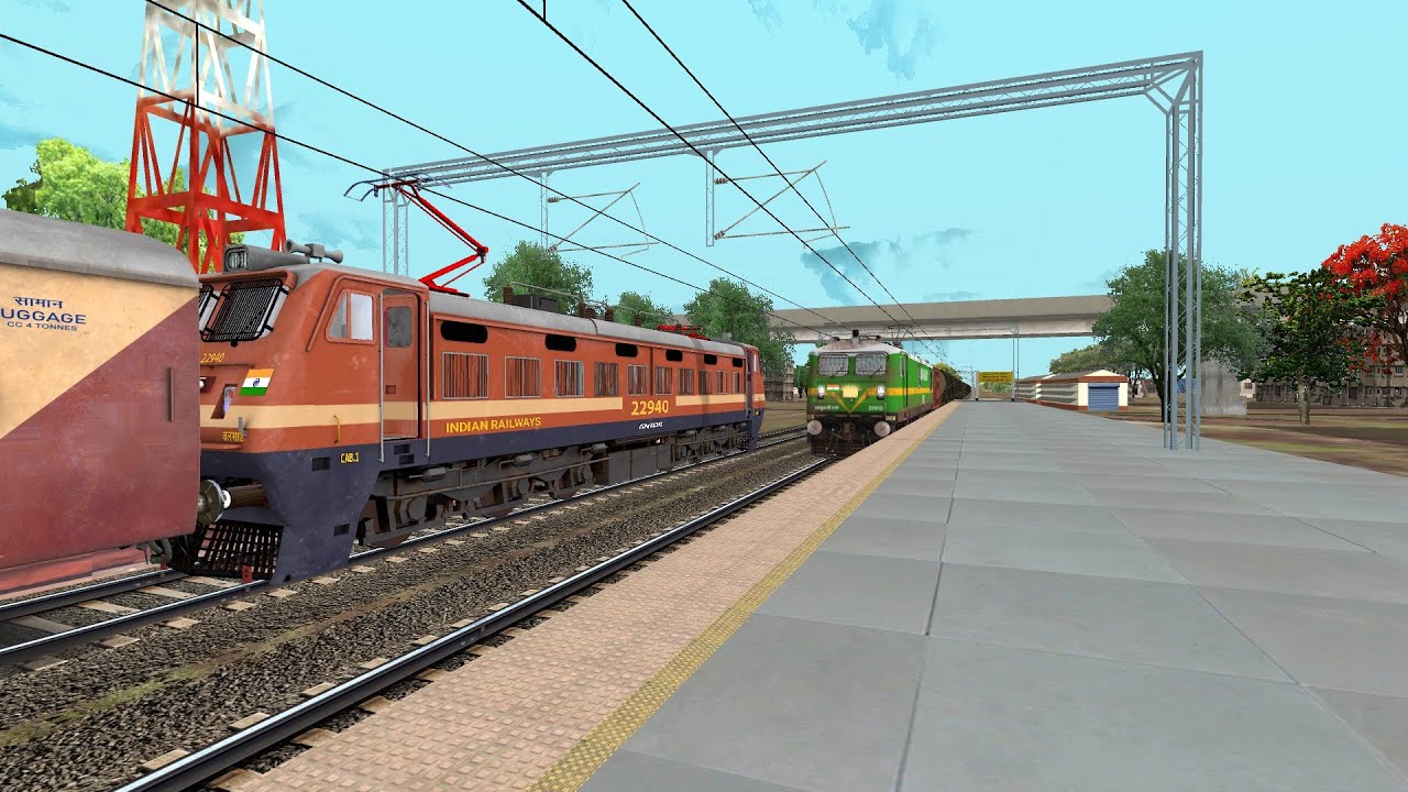 VALSAD EXPRESS JOURNEY 09162 WITH FLYING RANEE WITH WAP4E I ARRIVING ...