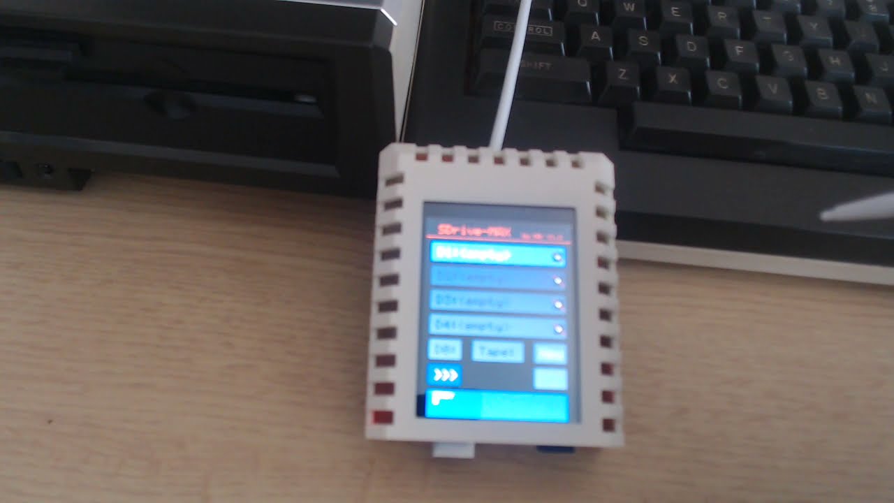 Atari SDrive-Max - Amazing SD card disc drive emulator! - YouTube