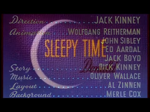Donald Duck : Sleepy Time Donald ( Recreation Titles ) - YouTube