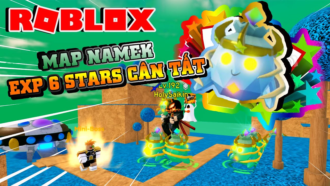 All Star Tower Defense: Vượt Map NAMEK Bằng EXP 6 Sao ahihi.... (Roblox ...