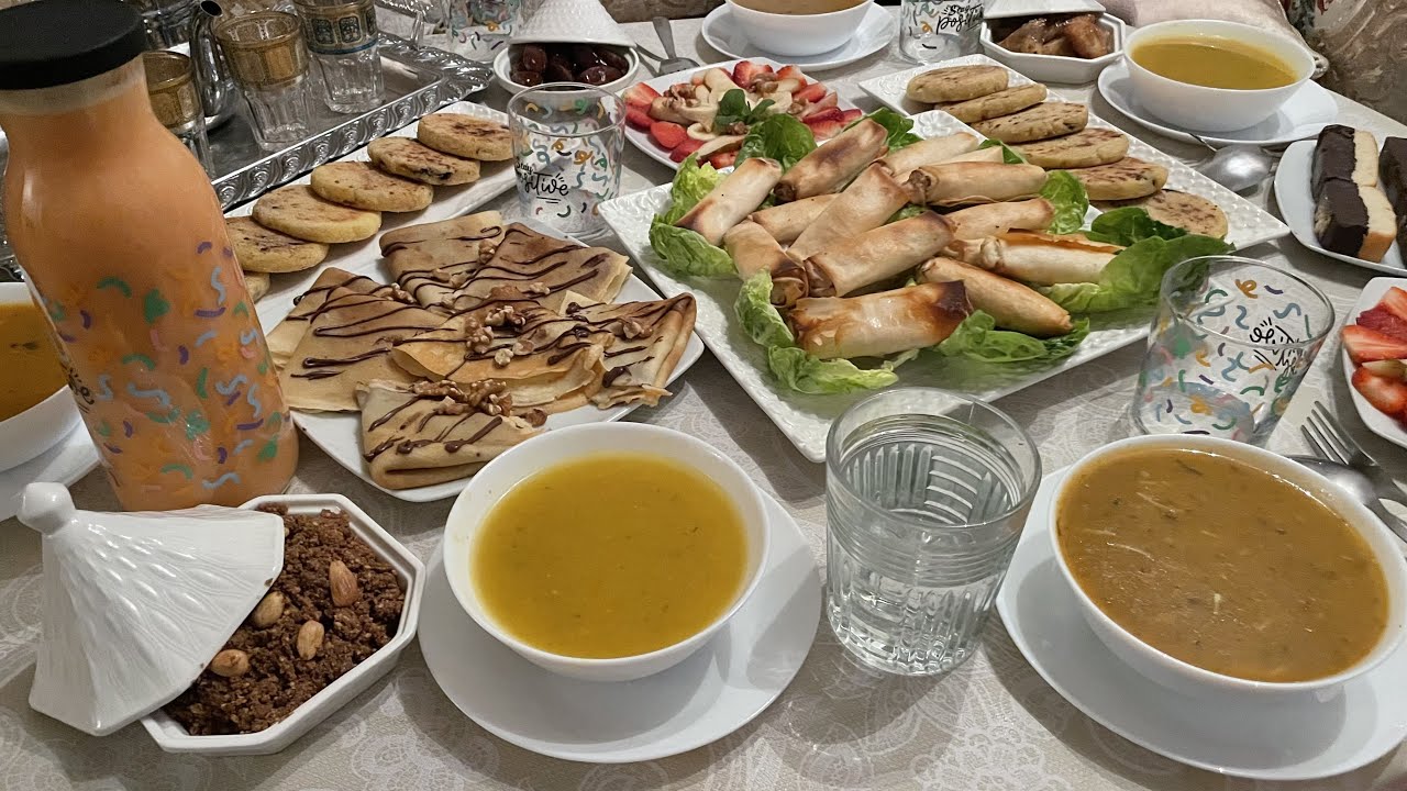 Mesa dia 2 de ramadán 2023 para toda la familia/ recetas típicas de ...