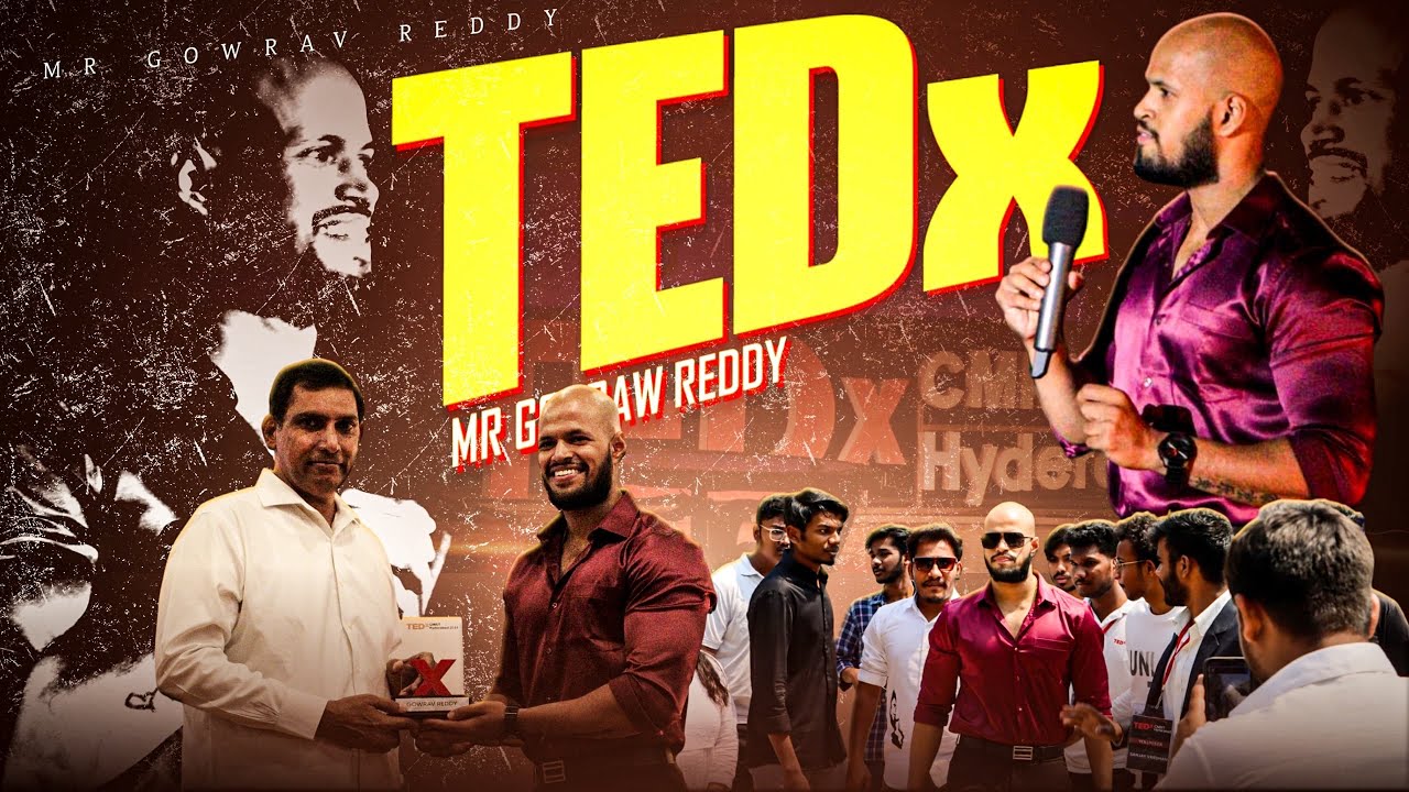 TEDx CMRIT Talk | A memorable day of my life 🖤 - YouTube