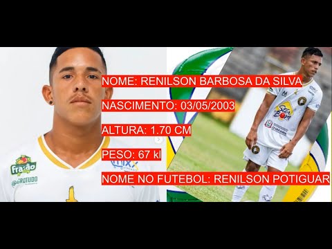 RENILSON POTYGUAR- MEIA ATACANTE- (03-05-2003) - YouTube