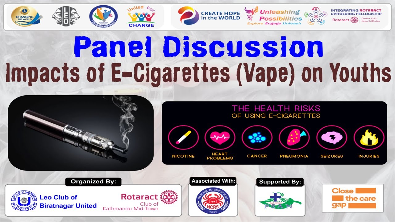Impacts of E-Cigarette (Vape) on Youths - YouTube