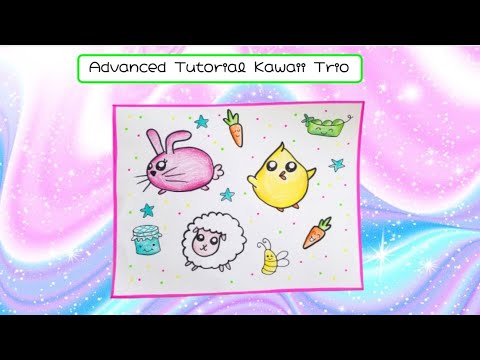 How to Draw Kawaii Spring Animals - YouTube