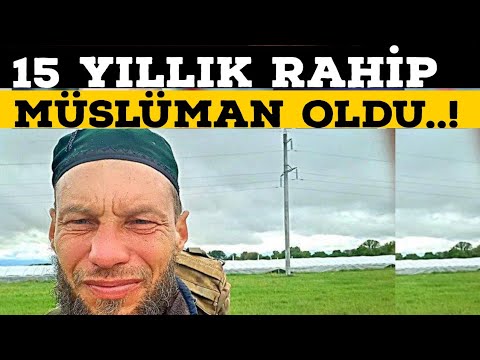 15 YILLIK RAHİP MÜSLÜMAN OLDU, YÜRÜYEREK KABE'YE GİDİYOR..!!