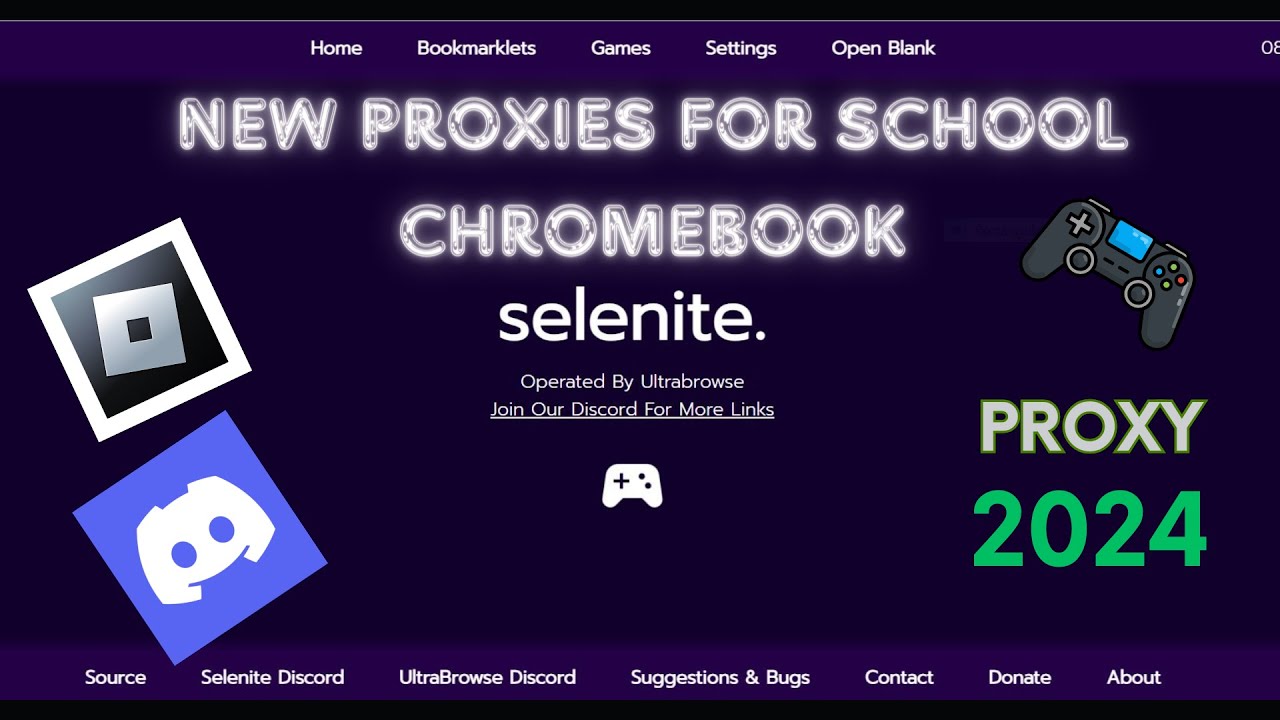 New Proxy For School Chromebook 2024 - SELENITE PROXY - YouTube