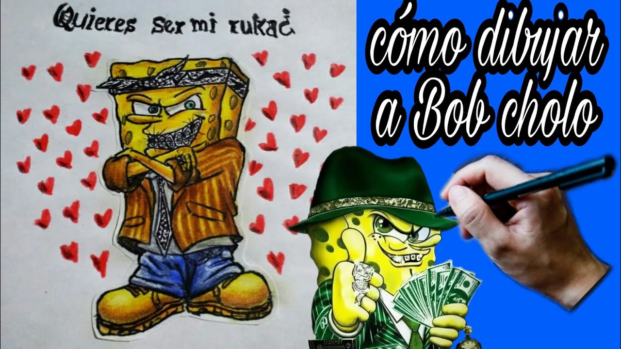 COMO DIBUJAR A BOB CHOLO PARA TU RUKA! - YouTube
