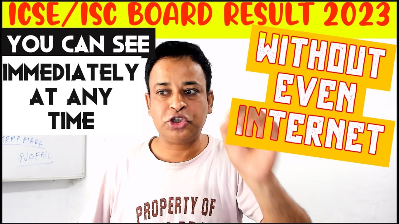 ICSE/ISC Result 2023 | CISCE Decides Result Day for ICSE/ISC 2023 ...