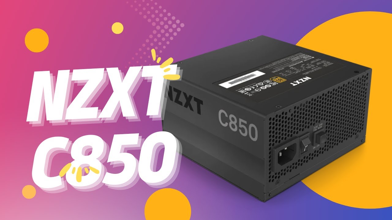 Unboxing NZXT C850, 850 Watt, 80 Plus Gold Full Modular Power Supply ...