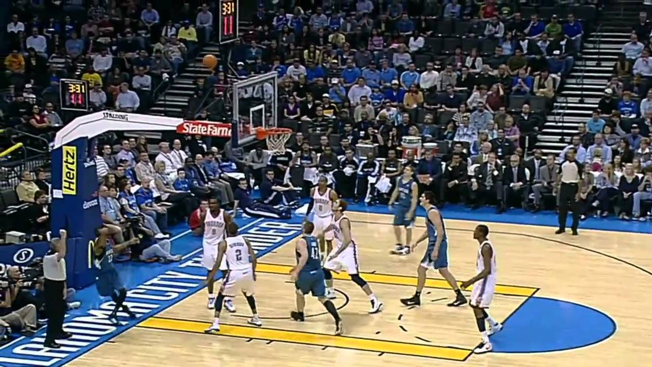 Corey Brewer behind the Backboard shot HD - YouTube