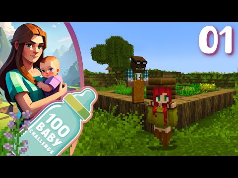 New Beginnings! | Minecraft 100 Baby Challenge | EP 1
