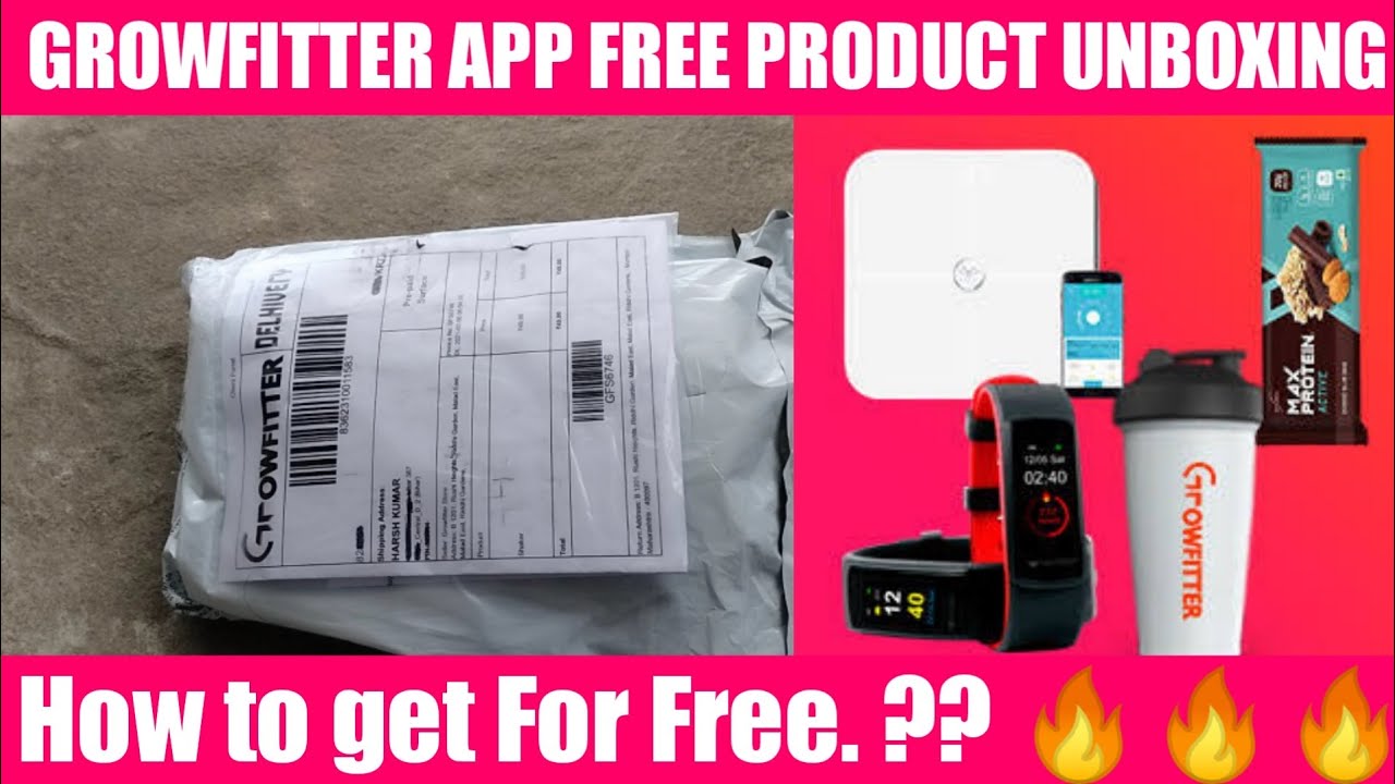 Growfitter App Free product received | Free GyM protein Shaker | How to ...
