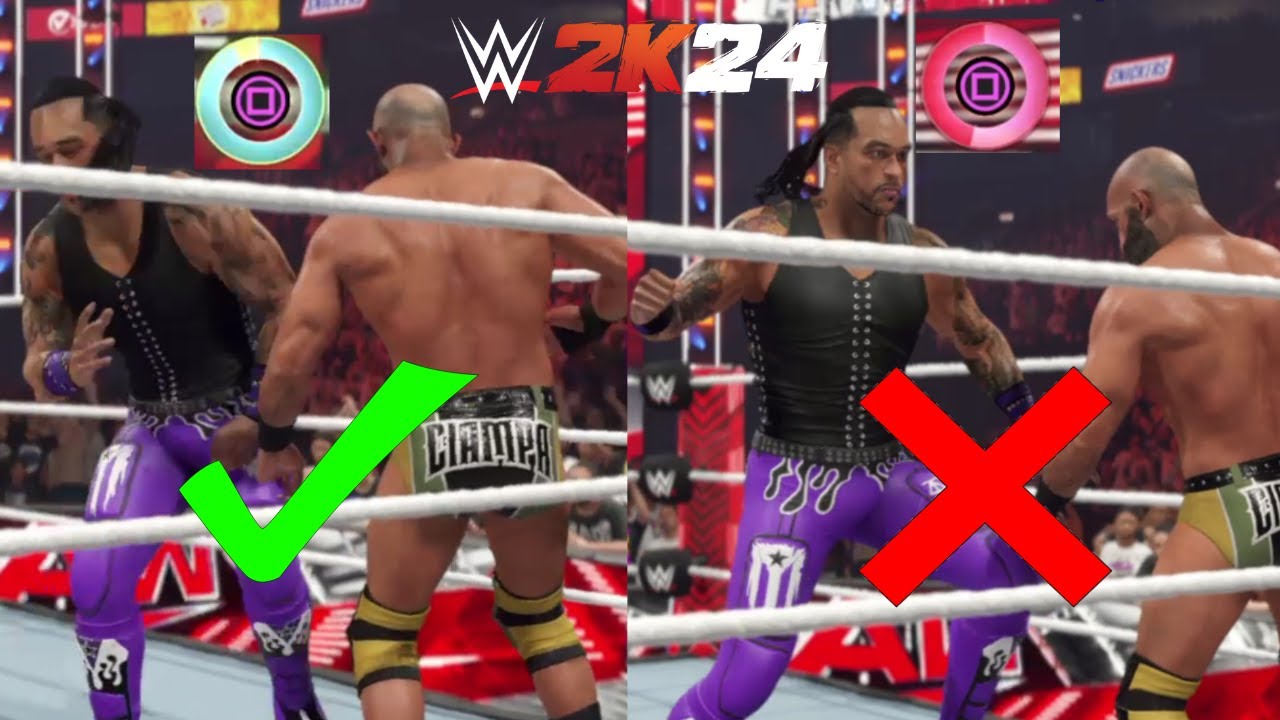 OUTSMARTING your OPPONENT during the TRADING BLOWS MINIGAME in WWE 2K24 - YouTube