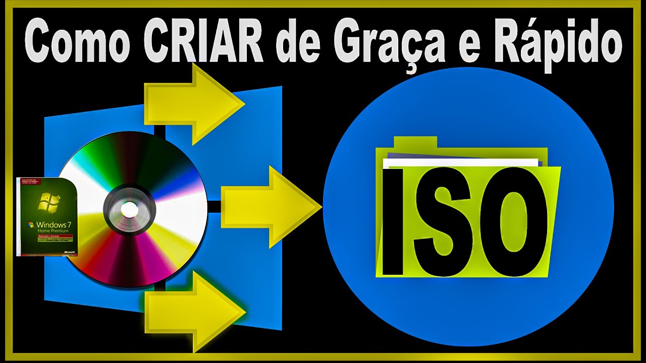 Como CRIAR UM ARQUIVO ISO MUITO FÁCIL com PROGRAMA GRATUITO | Sem ...
