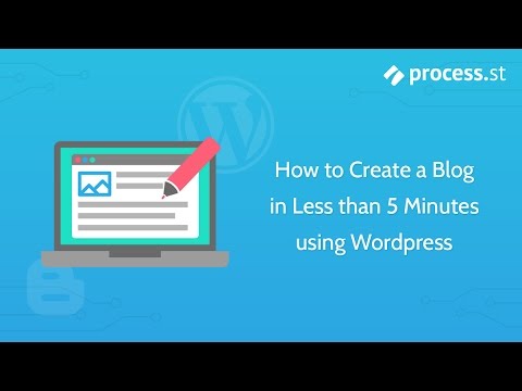 How to Create a Blog in Less than 5 Minutes using Wordpress - YouTube