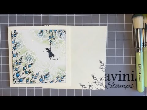 Tango and the Winter Berries by Jo Rice - A Lavinia Stamps Tutorial ...