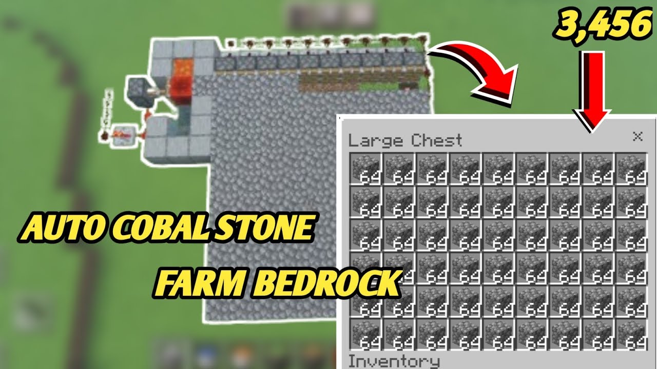 "Ultimate Auto COBAL STONE Farm Tutorial" #minecraft @Amdavadi_Gamer ...