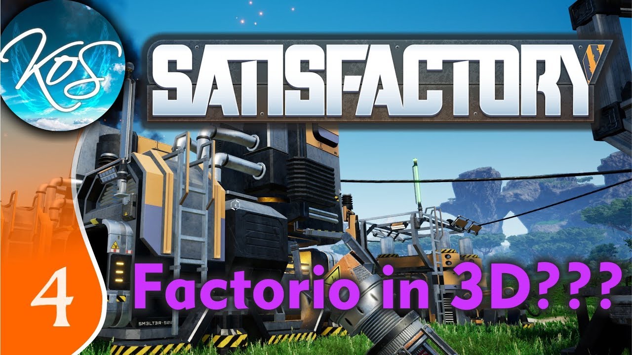 Satisfactory Ep 4: SPAGHETTI WITH SAUCE - Early Access - Let's Play ...