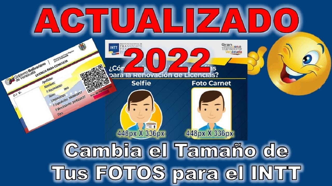 🥇 Como Ajustar el TAMAÑO DE FOTOS para la Licencia 👉 Fácil y Rápido ...