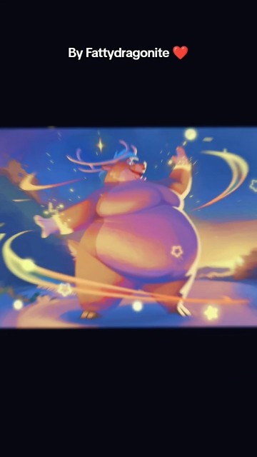 Fatty Dragonite ️ #furry #bigbelly #bellyfat - YouTube