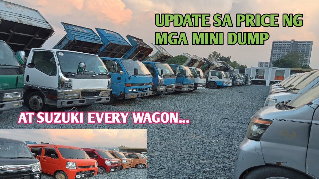 Murang mga mini dump at suzuki every wagon,update sa price - YouTube