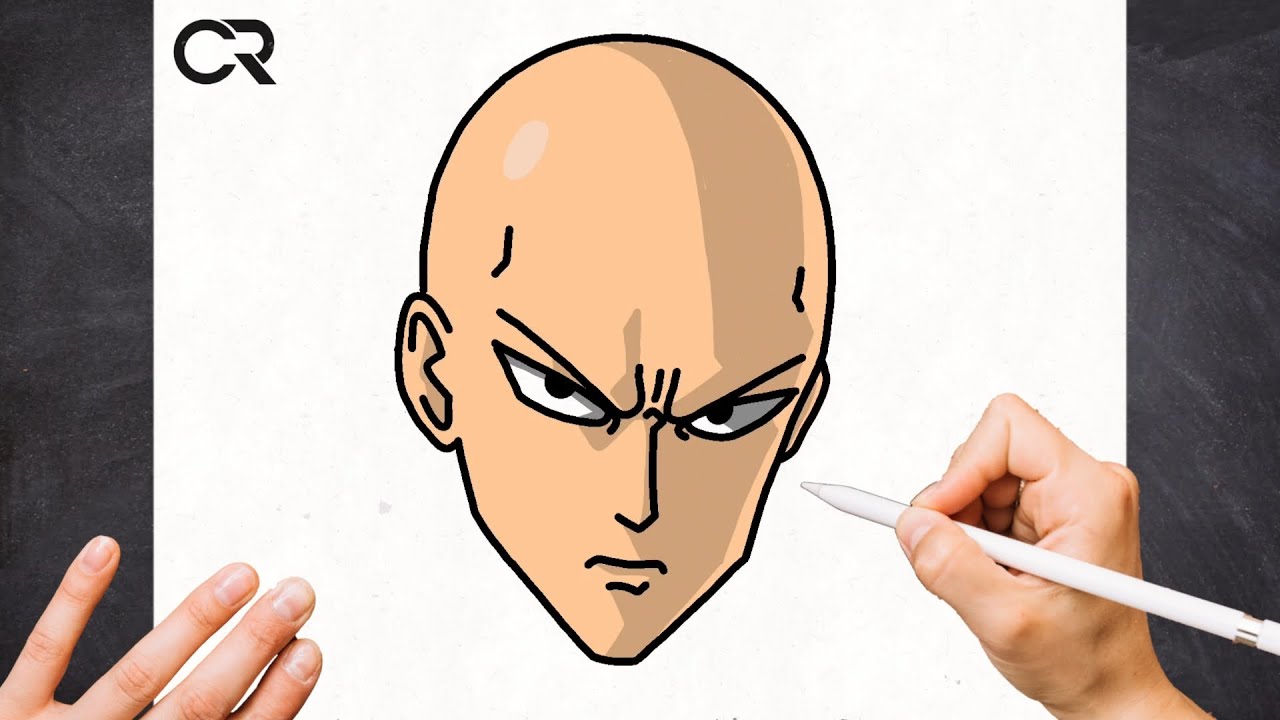 How To Draw SAITAMA ONE PUNCH MAN | Cara Menggambar SAITAMA ONE PUNCH ...