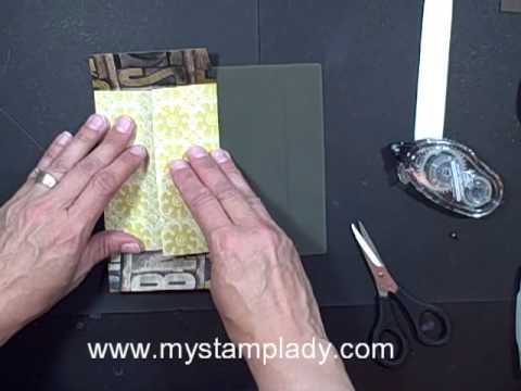 How To Make A String Tie Envelope - YouTube