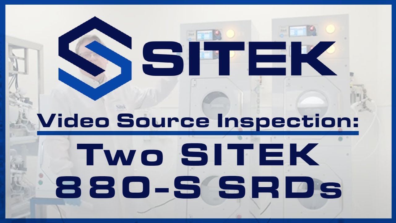 Two SITEK 880-S - SITEK Video Source Inspection - YouTube