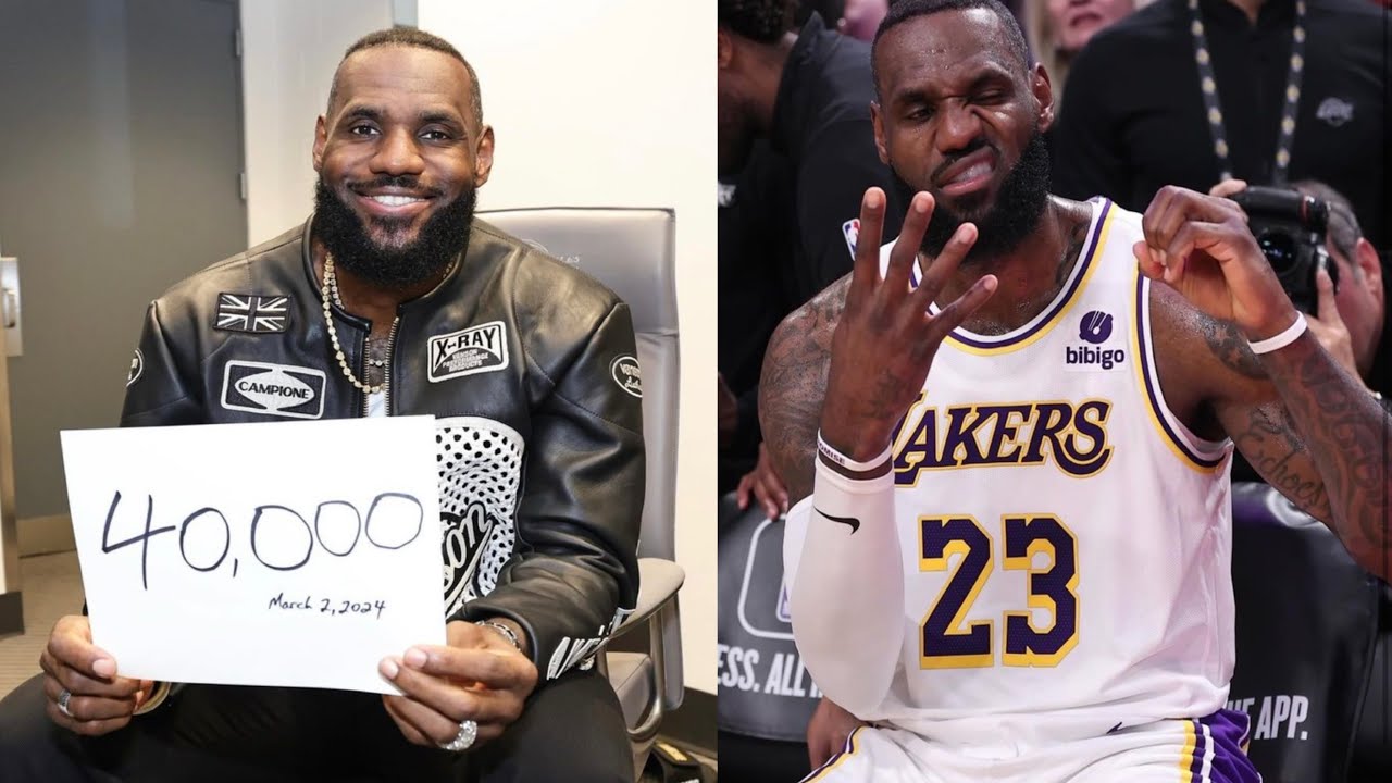 LeBron James Hits 40K Pts Breaks Yet Another Record - YouTube