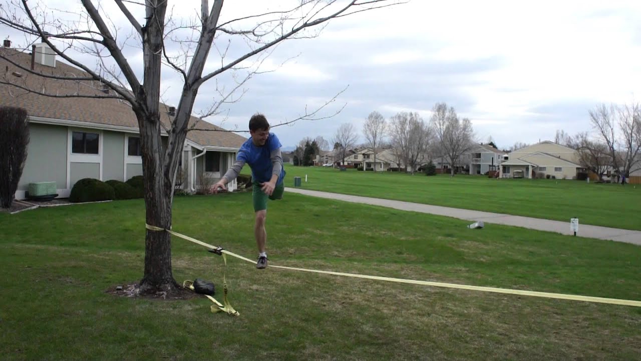 Twisty Feet Charleston Slackline Fail - YouTube
