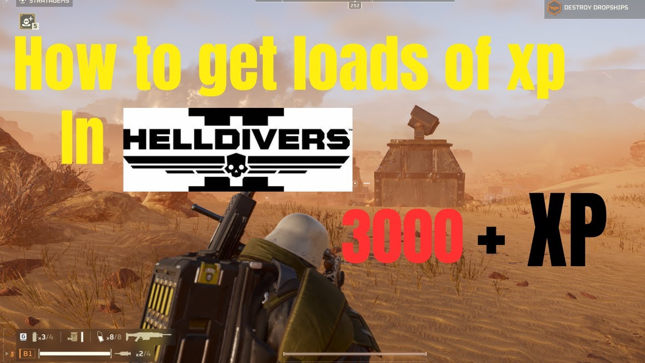 How to get loads of XP in Helldivers 2 (Gameplay) - YouTube