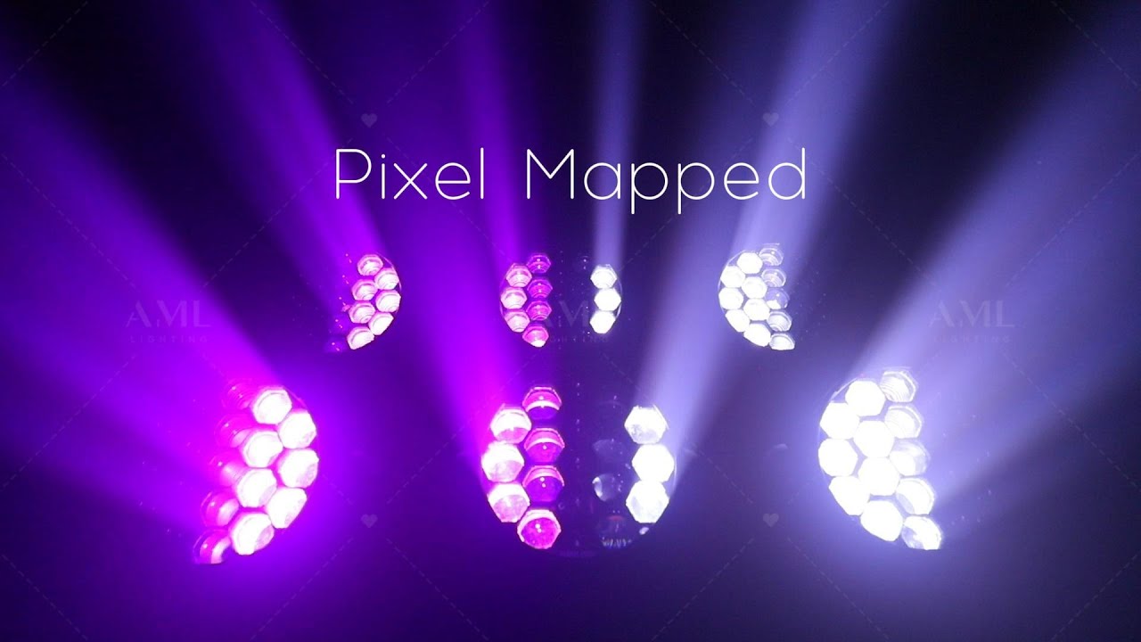 MEGA WASH LIGHT IP | 19*60W RGBW RGBL LED Bee Eyes Moving Head Light with only 23KG Pixel Mapped ...