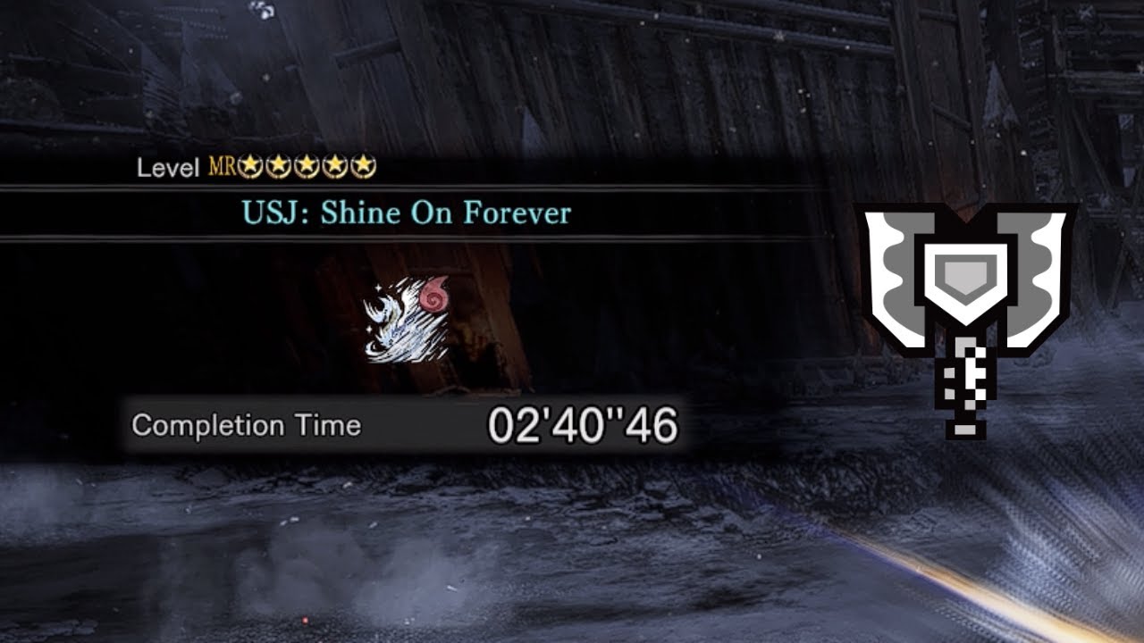 MHW:IB - [archive] USJ: Shine on Forever 2'40"46 Velkhana NEW personal ...