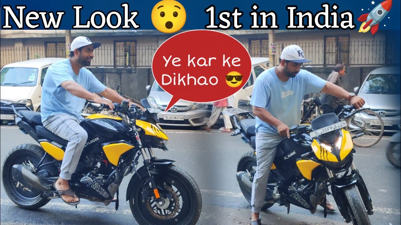 Xtreme125r yellow 🔥 | 1st in India Modification 🥵 | Hero Xtreme 125r🚀 ...