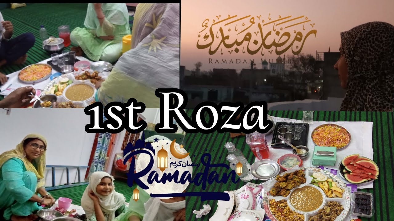 1st Roza and Ramadan mubarak😇// Chand Mubarak🌙🥰||ZOYA HIJABI VLOG - YouTube